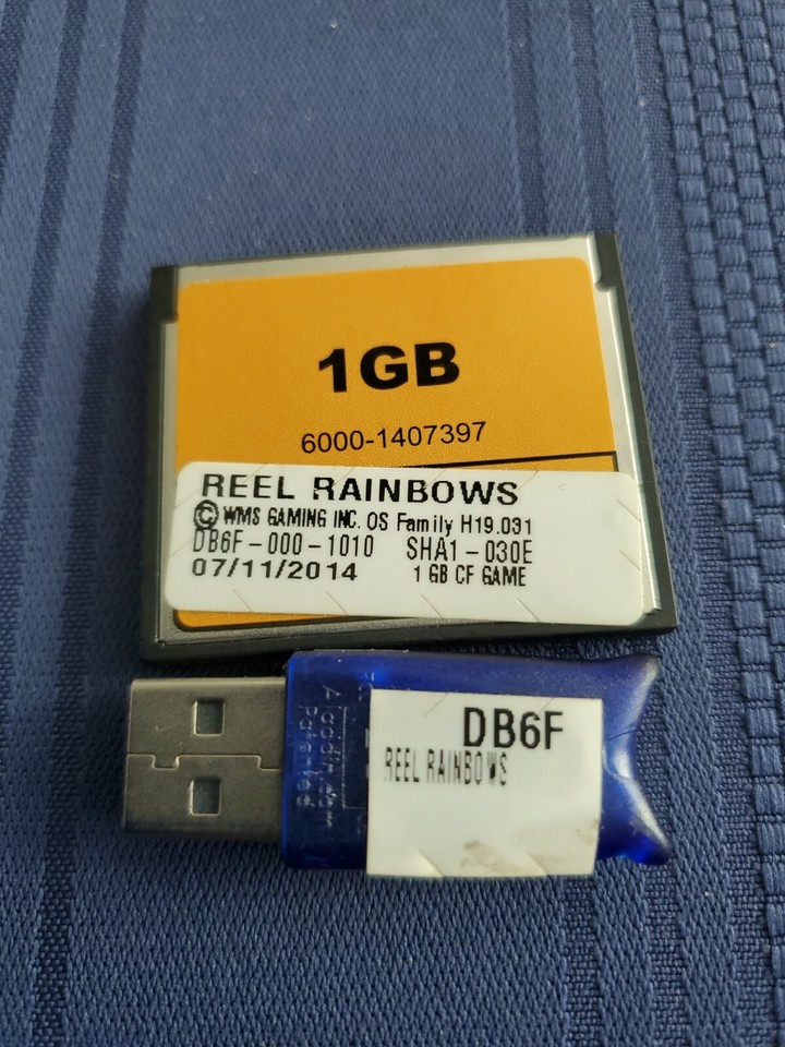 REEL RAINBOWS WMS Blade Dongle Game SLOT Software Williams Bluebird3 ...