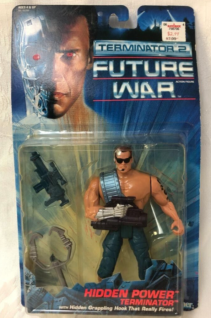 Vintage Terminator 2 Future War HIDDEN POWER TERMINATOR 1992 Kenner NEW ...
