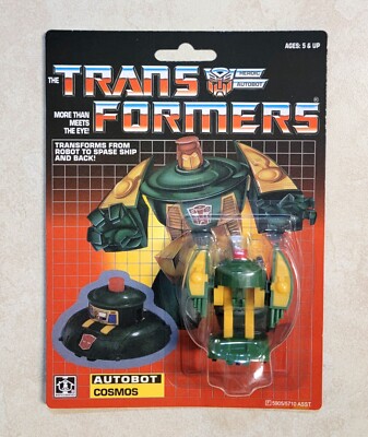 TRANSFORMERS G1 COSMOS US SELLER RARE MOSC! AUTOBOT MINI-BOT UFO TOY ...