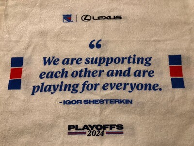 New York Rangers Stanley Cup Playoffs Round 2 Game 2 Rally Towel | eBay
