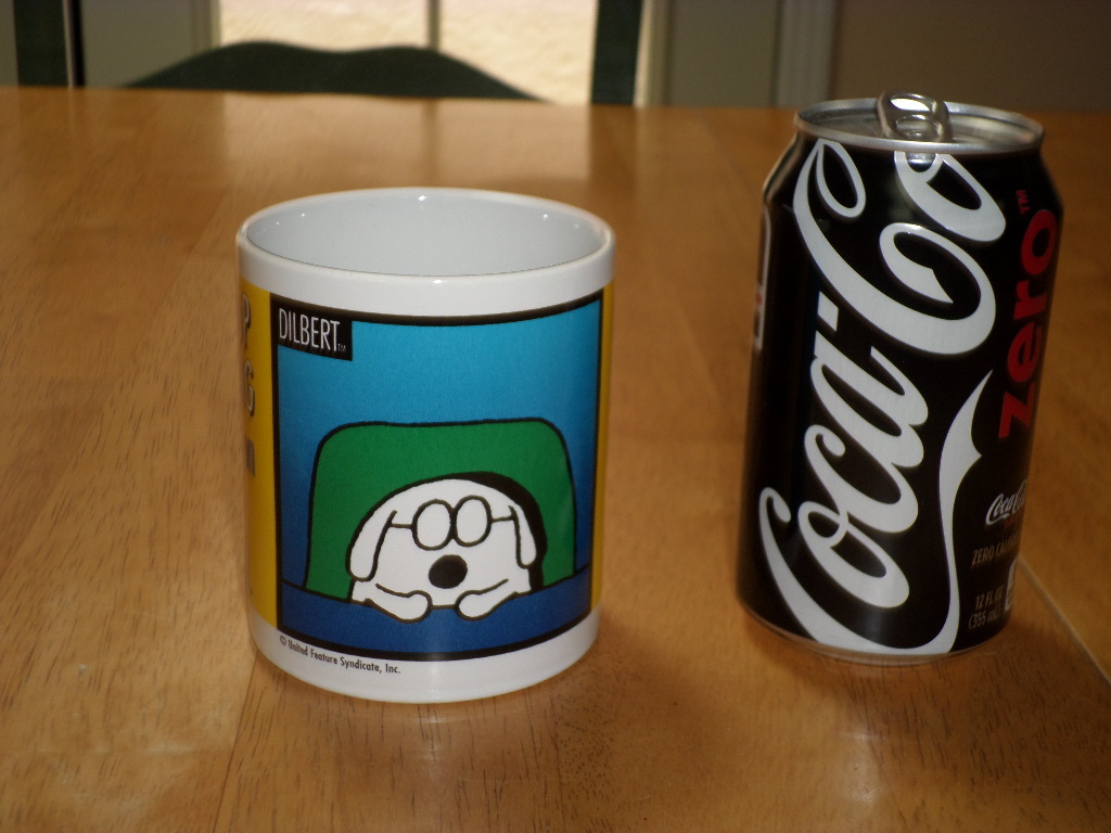 DILBERT - NEWSPAPER CARTOON STRIP, Ceramic Coffee Cup, OFFICIAL ...