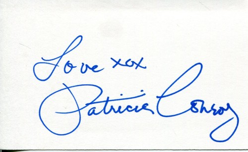 PATRICIA CONROY CANADIAN COUNTRY MUSIC SINGER SIGNED CARD AUTOGRAPH | eBay
