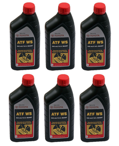 For Toyota Lexus Automatic Transmission Oil Fluid ATFWS Set Of 6 Quart ...