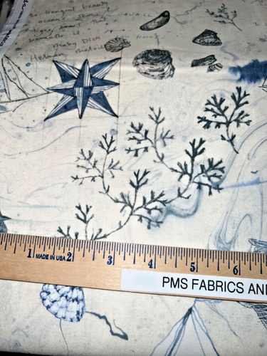 MODA Longshore Nautical theme 100 cotton fabric by the yard 2461813 ...