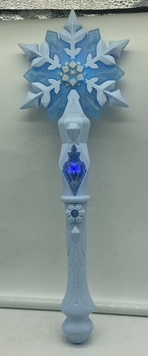 Disney Princess Frozen Light Up Snowflake Wand Elsa Costume Prop Dress ...