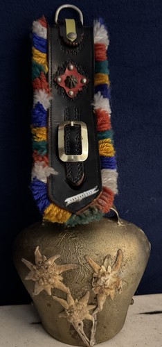 German Cow Bell And Embroidered Strap | eBay