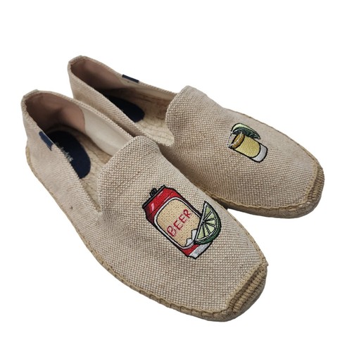 Soludos Mens Beer Shot Smoking Slippers Shoes Espadrille Loafer Slip On ...