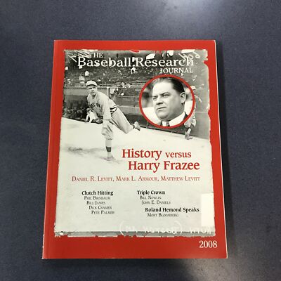 Baseball Research Journal #37 SABR 2008 Harry Frazee Babe Ruth Yankees ...