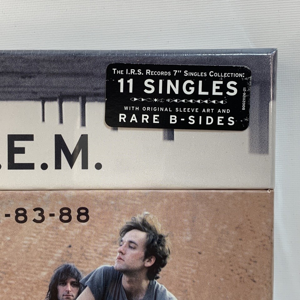 R.E.M. 7IN-83-88 I.R.S. Singles Collection 11 x 7" VINYL BOX SET Sealed ...