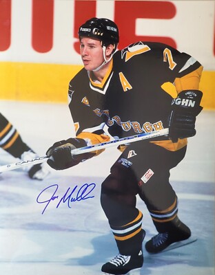 Autographed Joe Mullen Pittsburgh Penguins 11x14 photo - w/COA | eBay