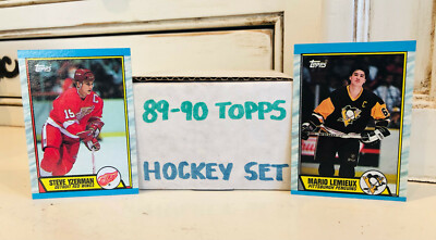 1989-90 Topps Hockey Complete Set Gretzky Joe Sakic Brian Leetch Rookie ...