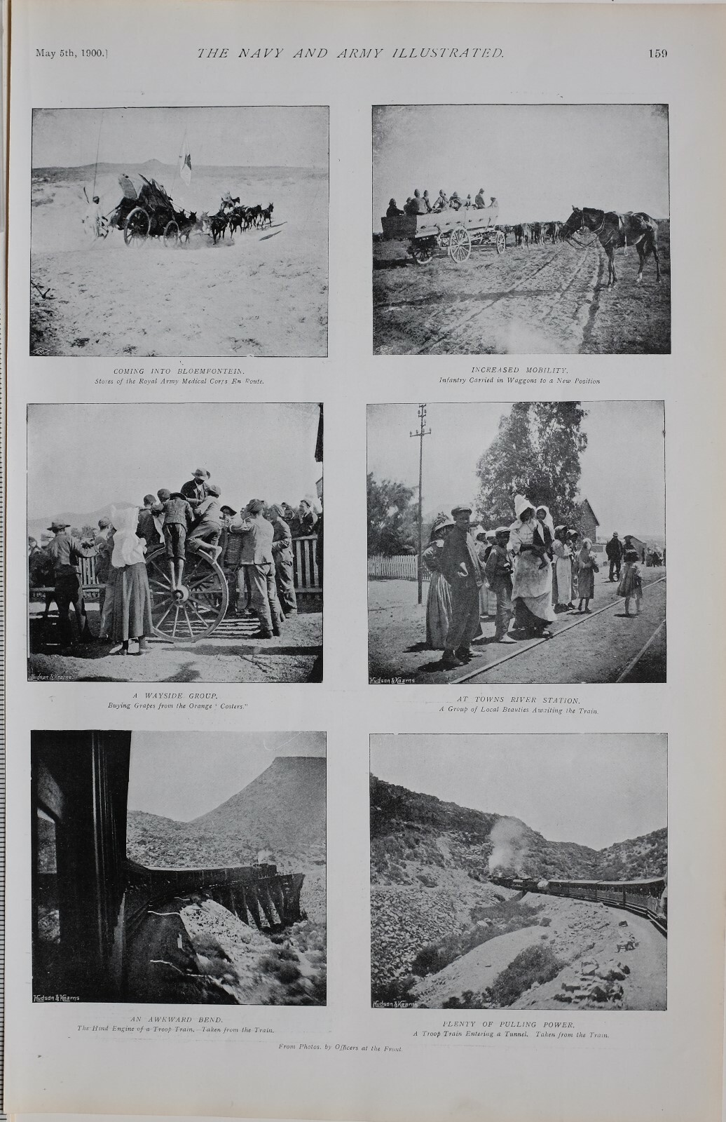 1900 PRINT MODDER RIVER 16th LANCERS BOER LAAGER CAPTURED BY 16th ...