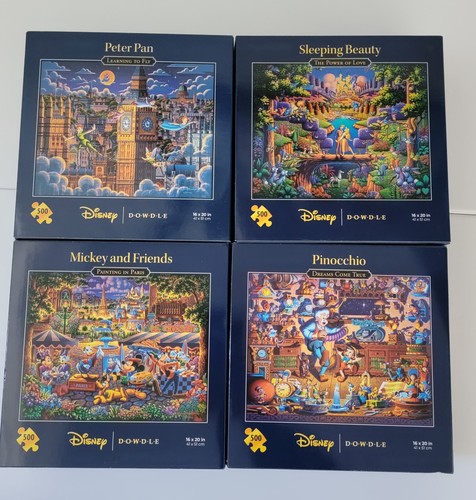 Four Unopened Disney Dowdle Puzzles | eBay