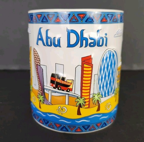 Abu Dhabi United Arab Emirate UAE Travel Souvenir Ceramic Coffee Tea ...
