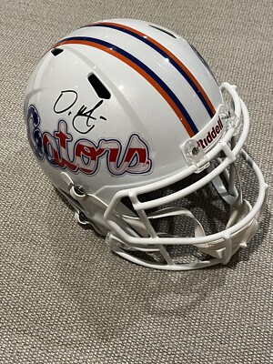 BECKETT COA URBAN MEYER Signed Autographed Florida Gators Football Full ...