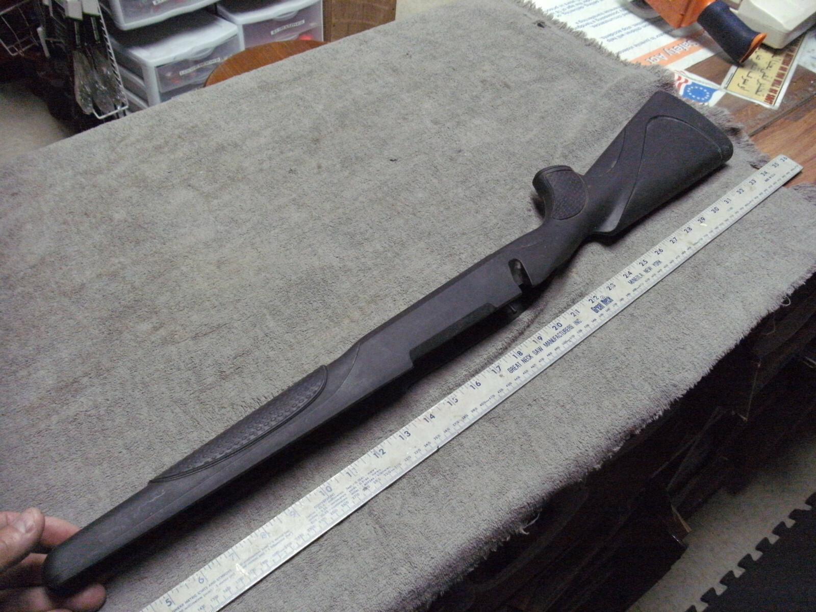 Unknown Black Plastic Rifle Stock , High Power Calibe, Have No Ideal ...