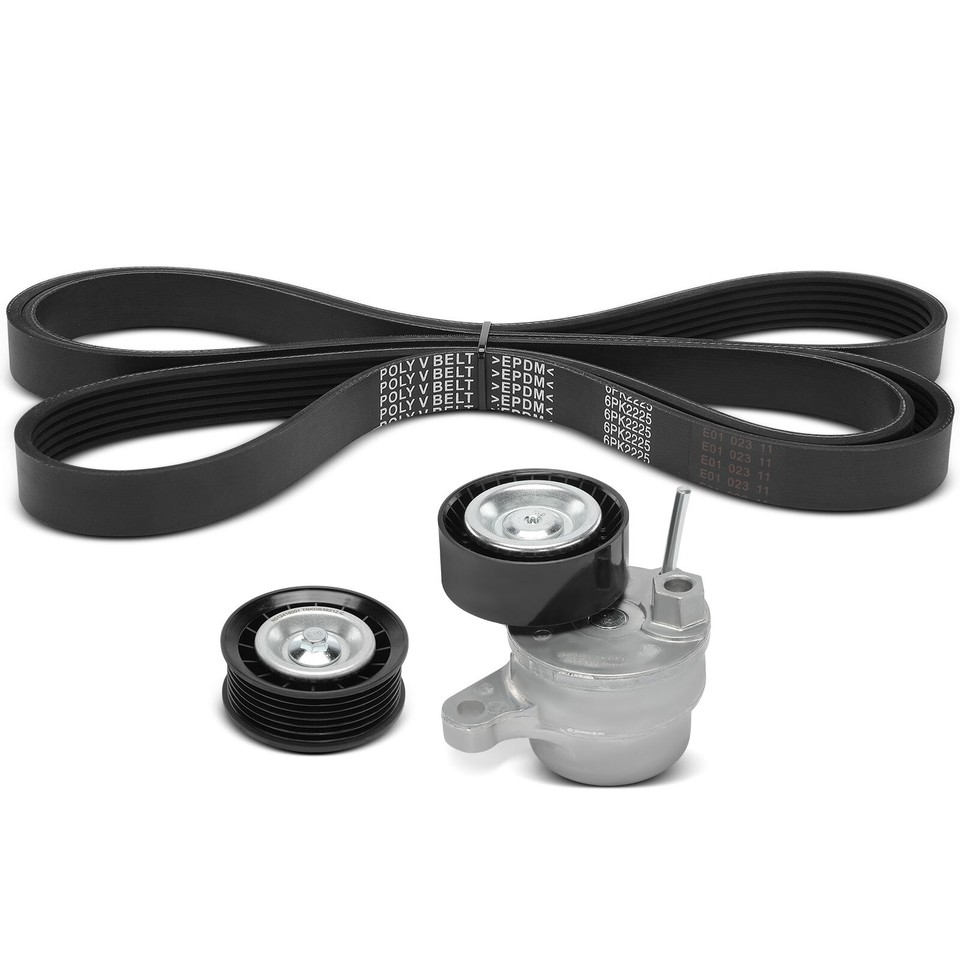 3x Serpentine Belt Drive Component Kit for Mercedes-Benz GLE350 GLE400 ...