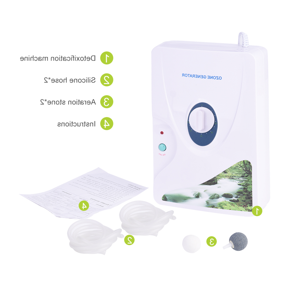 Generator Ozonator Air Purifiers 600mg/h Oil Vegetable Meat Purify Air ...