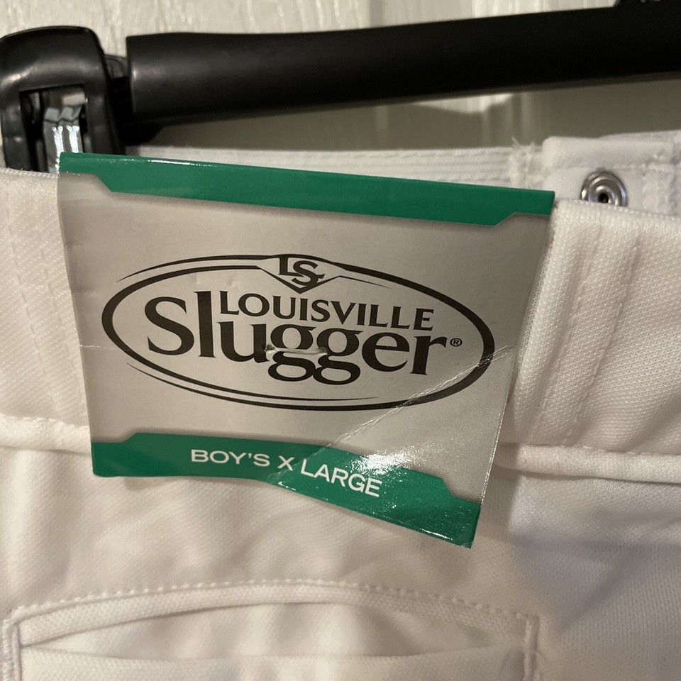 Boys Louisville Slugger White Baseball Pants New Xl 18 20 | eBay