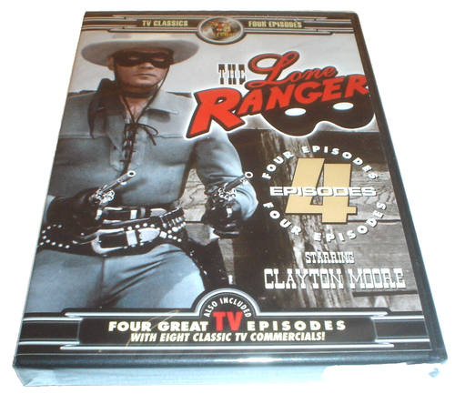 The Lone Ranger TV Classics 4-Episodes (DVD, 1949) - Brand New (Factory ...