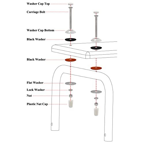 DB-TB-M White Diving Board Mounting Kit Replacement for Two Hole ...