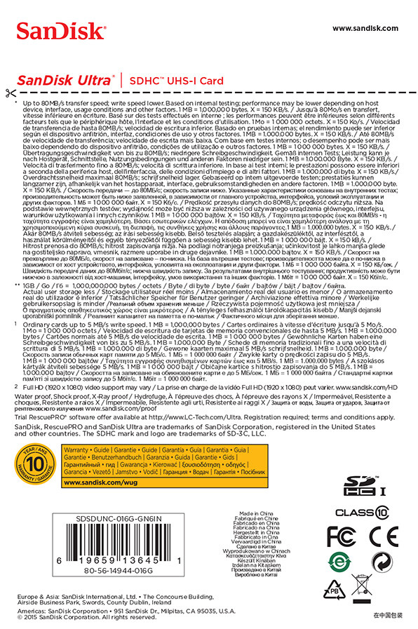 16GB Sandisk Memory SD Card For Nikon D3100, D5100, D7000, D90 Camera ...