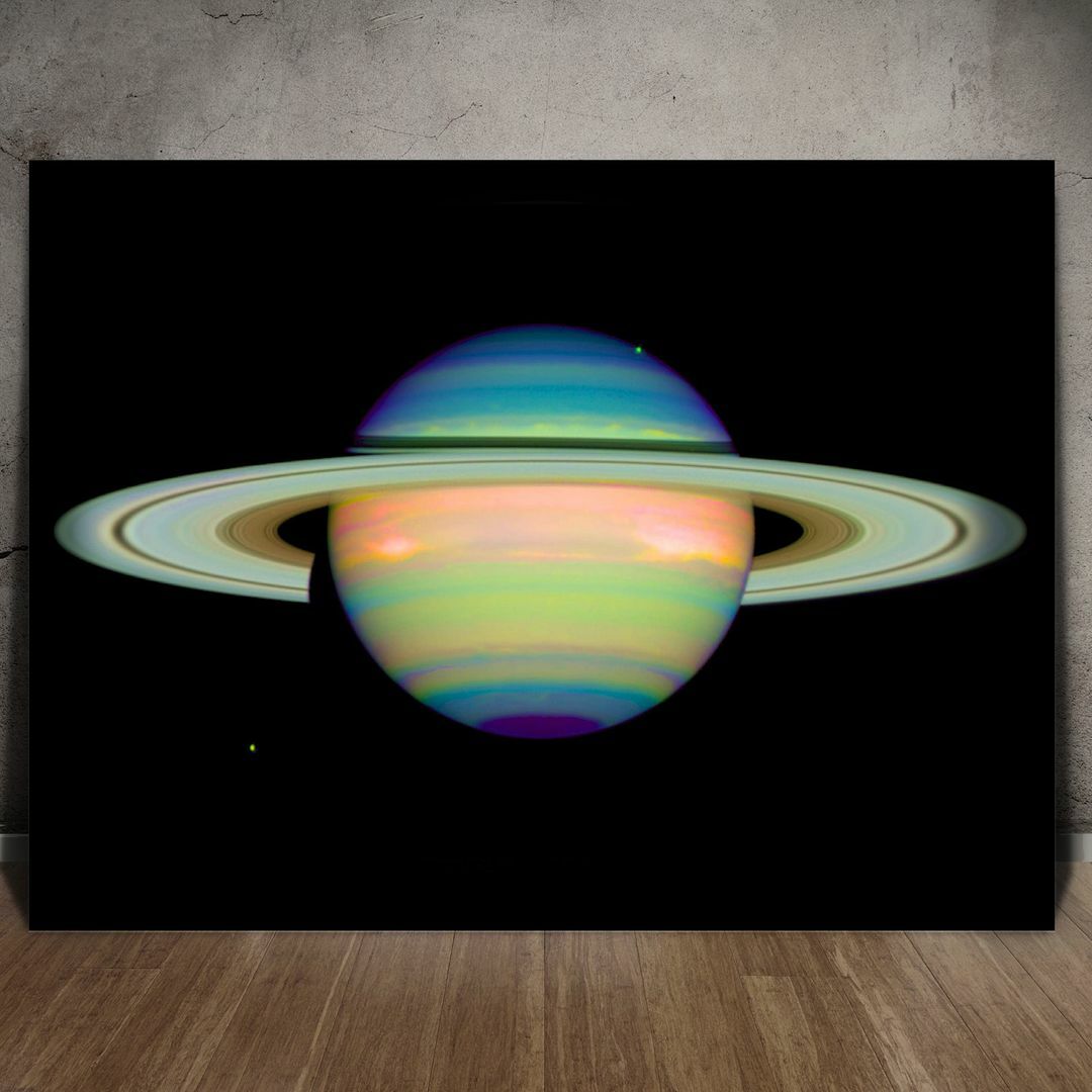 BEAUTIFUL SATURN PLANET HUBBLE CANVAS ART PRINT 16x12" | eBay