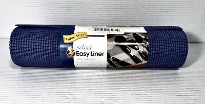 DUCK Brand "Select Easy Liner" Non-Adhesive Blue Shelf Liner 12" x 9 ...