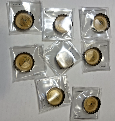 Vtg Coca-cola bottle cap football teams 8 different advertising NFL ...