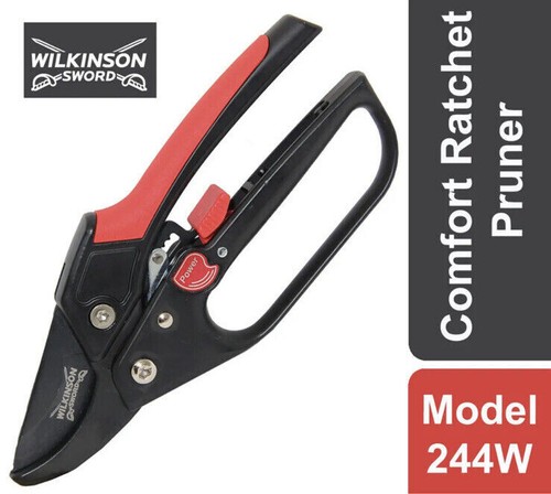 Wilkinson Sword 1111244W Comfort Ratchet Pruner Secateurs 709202933610 ...