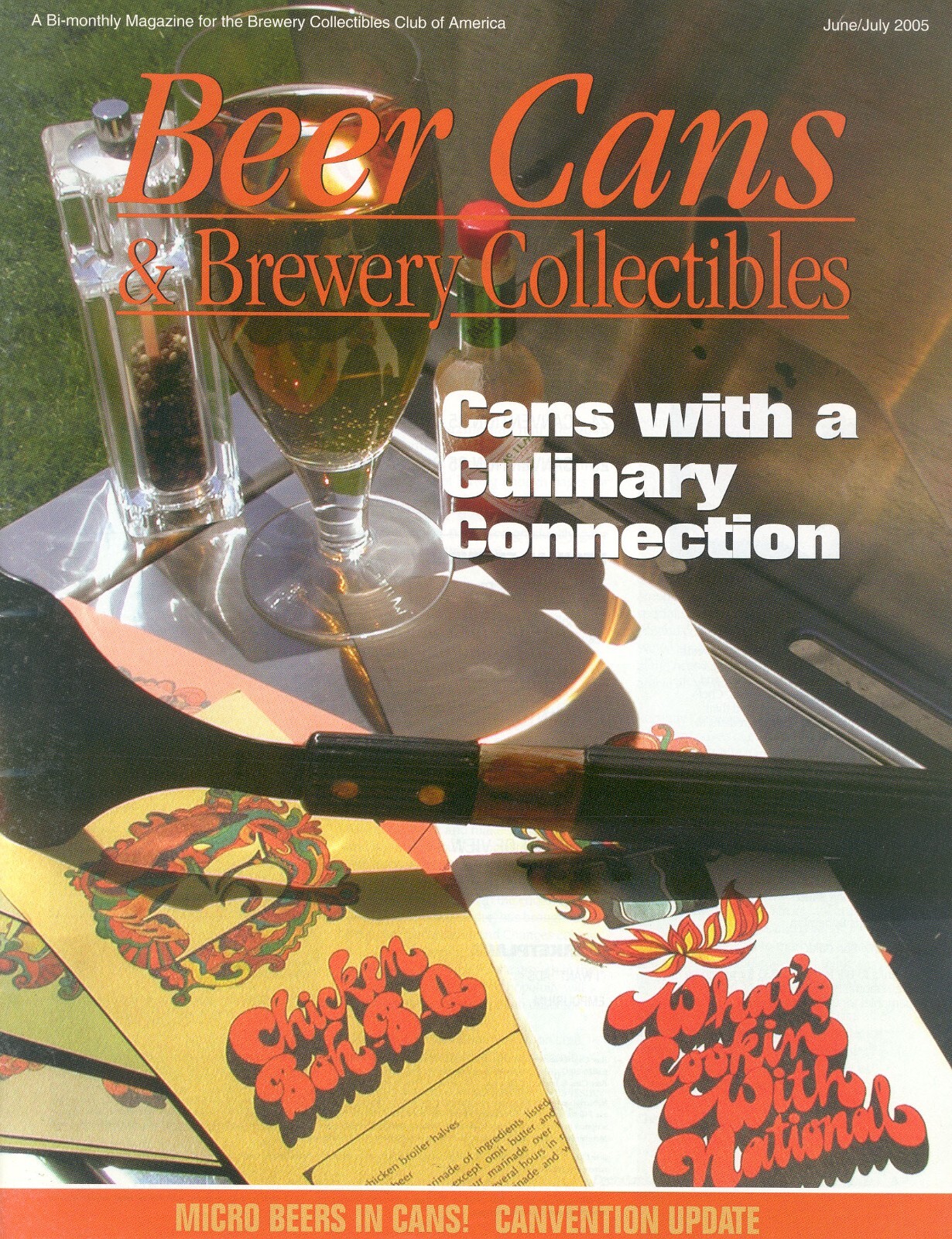 BCCA BREWERIANA BEER CAN COLLECTOR MAGAZINE JUNE JULY 05 ABA NABA ...
