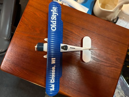 Ertl Collectibles Diecast Biplane Bank. Old style Beer Logo From ...