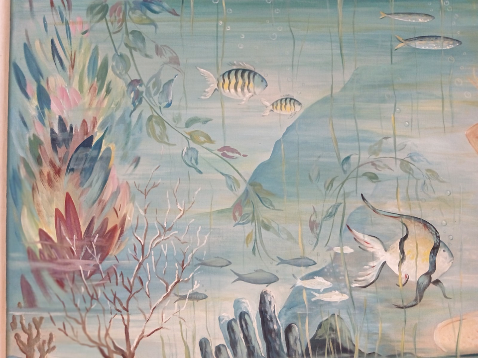 1952 Cliff Benson Pinup Style Mermaid Oil on Board Original Painting | eBay