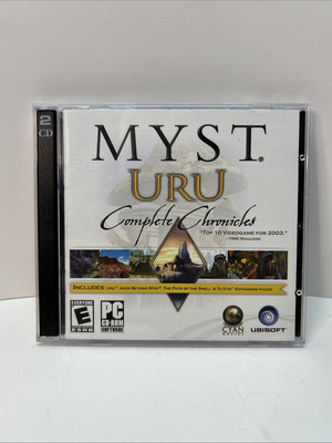 Myst Uru: Complete Chronicles (PC, 2004) Disc 1 And Disc 2 In Jewel Case | eBay