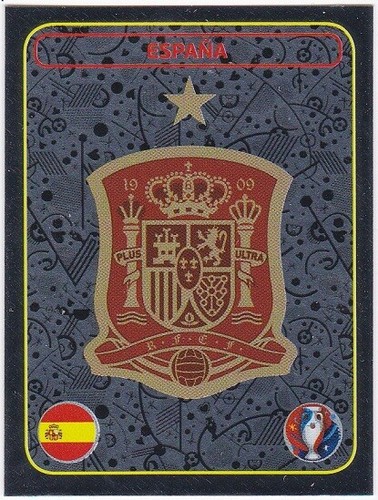 PANINI EURO 2016 ~ FIGURINA singola n. 346 sticker ~ scudetto shiny ...