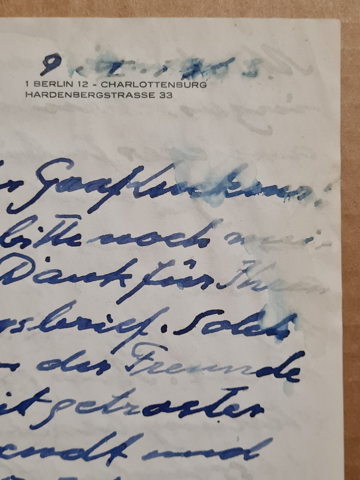 RICHARD SCHEIBE eigenhändig, Brief handsigniert 3 Seiten 1963 Bildhauer ...