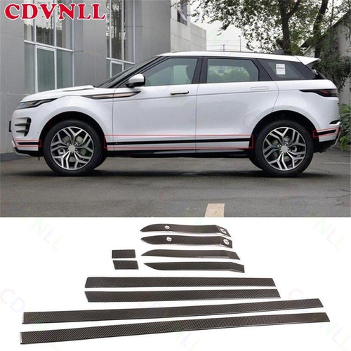 For Range Rover Evoque 20-24 ABS Carbon Fiber Side Door Body Guard ...