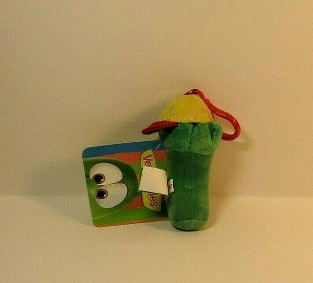 Gund Veggie Tales Junior Asparagus Backpack Clip Plush for sale online ...