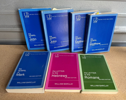 LOT OF 7 THE DAILY STUDY BIBLE SERIES BARCLAY | eBay