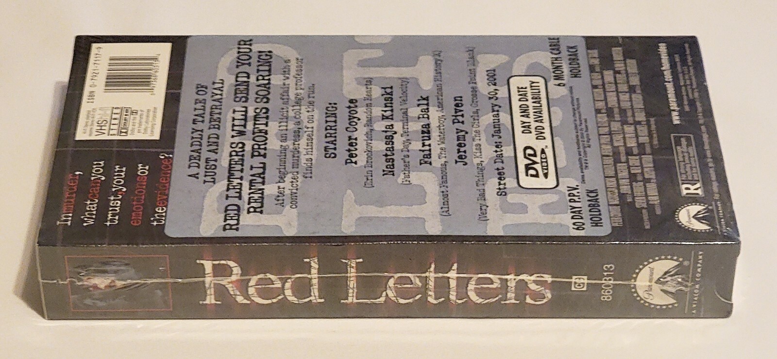 Red Letters (VHS, 2001) for sale online | eBay