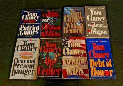 Tom Clancy 8 Book Paperback Lot | eBay