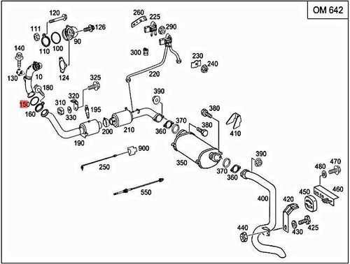 Genuine MERCEDES V251 906 A205 C205 C238 C253 C292 Sealing ring ...