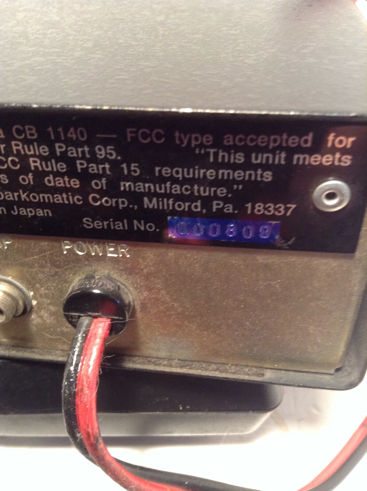 Sparkomatic CBH40 40 Channel Mobile CB Radio Transceiver | eBay