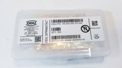 ODU SPRINGTAC QTY 500 PN 182.950.000.370.000 | eBay