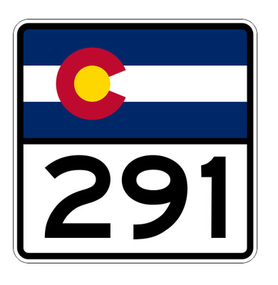 Colorado State Highway 291 Sticker Decal R2237 Highway Sign | eBay