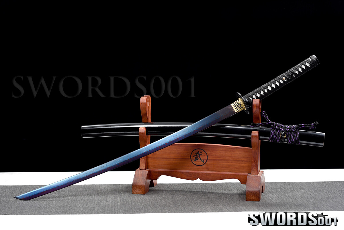 Special Blue Reversed Blade Japanese Samurai Katana Warrior Sword ...