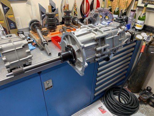 hewland STA Wide 5 speed H-pattern dog box transmission (all new parts ...