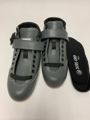 NOS Sure Grip roller skate speed derby boots size womens 6.5 GREY | eBay