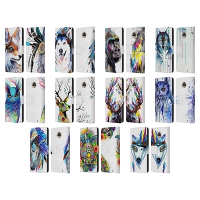 OFFICIAL PIXIE COLD ANIMALS LEATHER BOOK WALLET CASE COVER FOR MOTOROLA ...