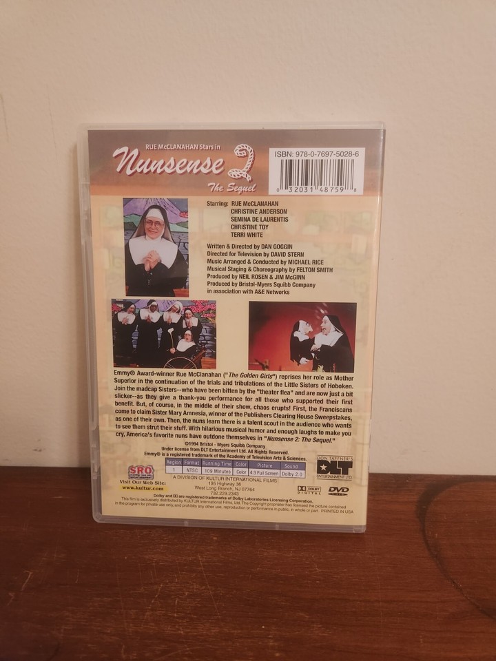 Nunsense 2: The Sequel (DVD, 1994) 32031487598 | eBay
